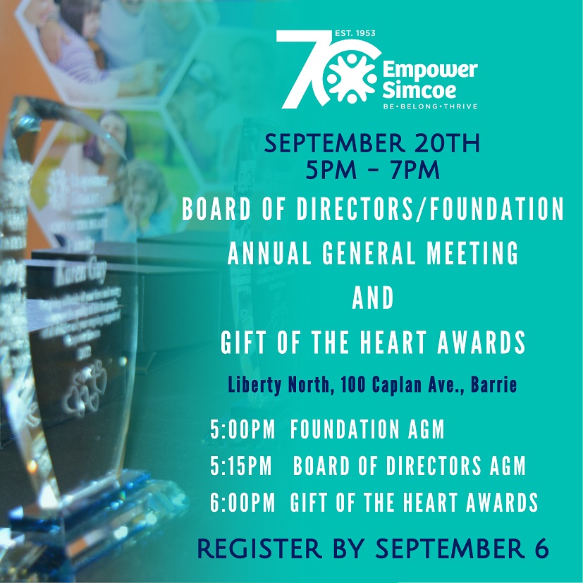 Join Us for Empower Simcoe's 70th Annual General Meeting and Gift of ...