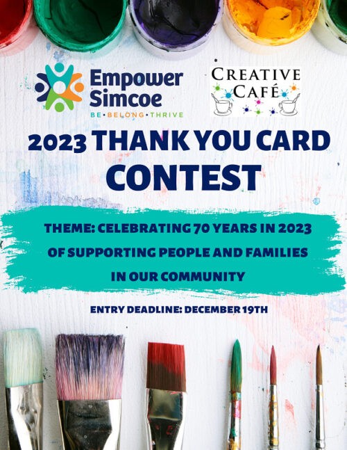 The Empower Simcoe Thank You Card Contest is back! - Empower Simcoe